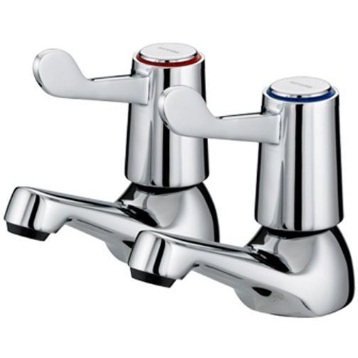 Lever Operated Basin Taps With 3 Levers For Wrist Operation