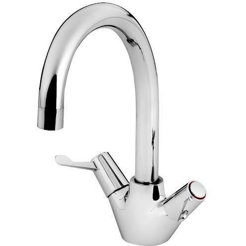 Lever Operated Monobloc Mixer Tap. Hot and Cold Lever Tap