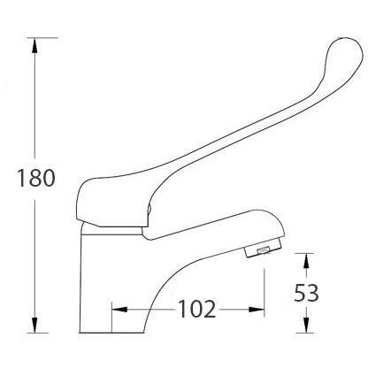 Long Lever Dental and Healthcare Tap