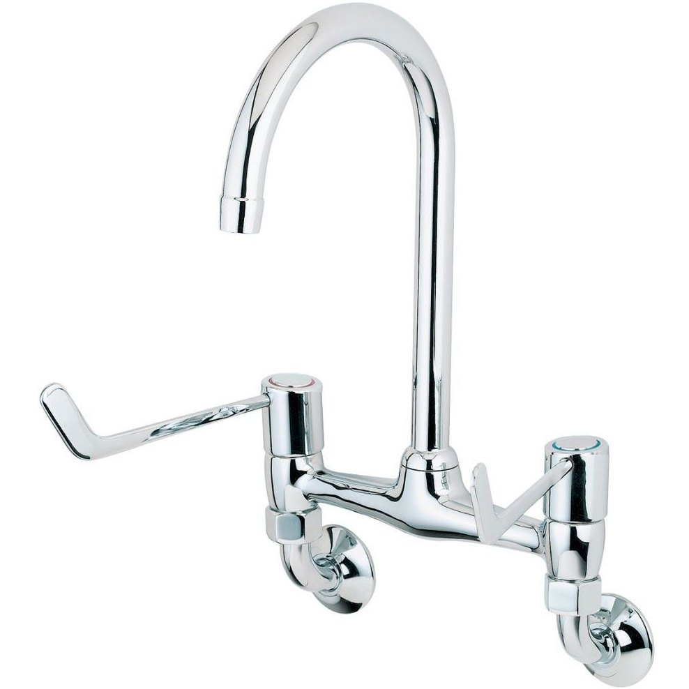 Bridge Lever Sink Mixer Wall Mounted Tap
