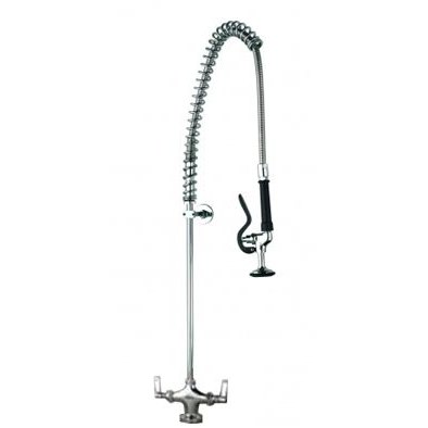 Catering Pre Rinse Spray Unit Single Pedestal Twin Supply