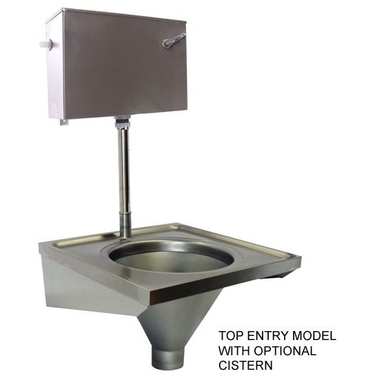 Sluice Sink Wall Mounted Model DU Hospital Slop Hopper