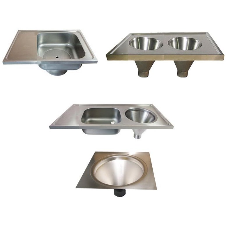 Purpose Made Hospital Equipment Special Sluice Sinks.