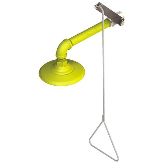 Wall Mounted Safety Shower With Plastic Head