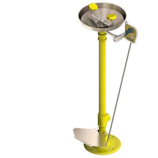 Hand & Foot Operated Freestanding Eyewash