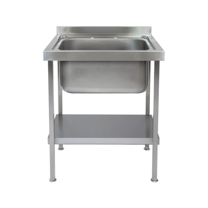 Single Bowl 650mm Projection Sink Unit On Frame