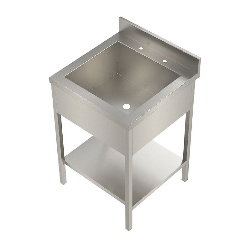 Stainless Steel Utility Sink 12" X 18" X 14" Three Compartment Utility