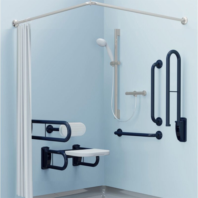 Stainless Steel Shower Room Grabrail Pack