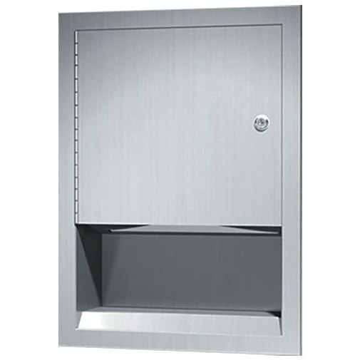 Recessed Paper Towel Dispenser Stainless Steel In Stock