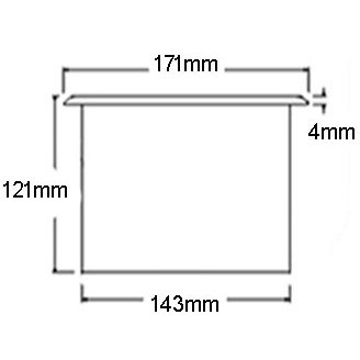 Stainless Steel Circular Countertop Waste Chute