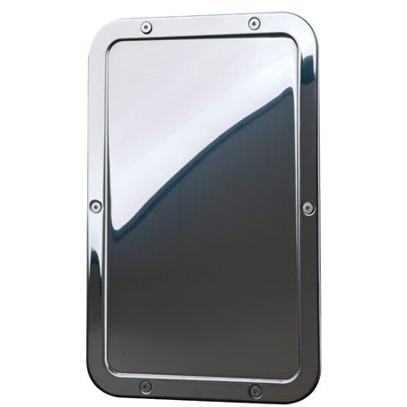 Stainless Steel Vandal Resistant Framed Mirror