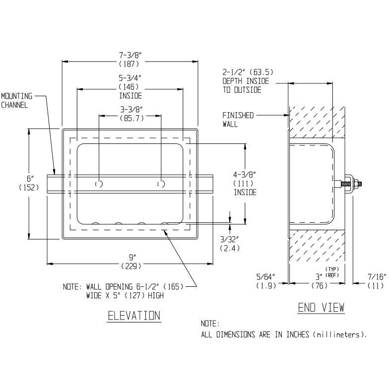 Stainless Steel Recessed Soap Dish