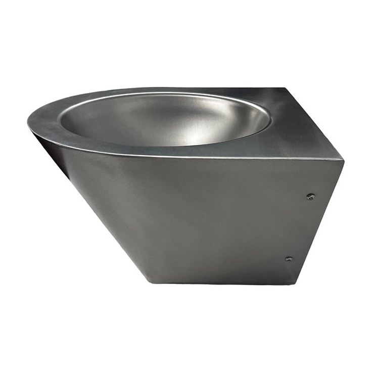 Rounded Front Security Wash Basin With Concealed Fixing Plat
