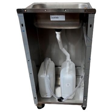 Portable Hand Wash Basin With Foot Pump & Water Tank