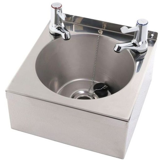 Stainless Steel Mini Wash Basin With Lever Taps In Stock