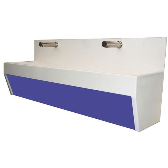 Splashback Style Solid Surface Corian Wash Troughs