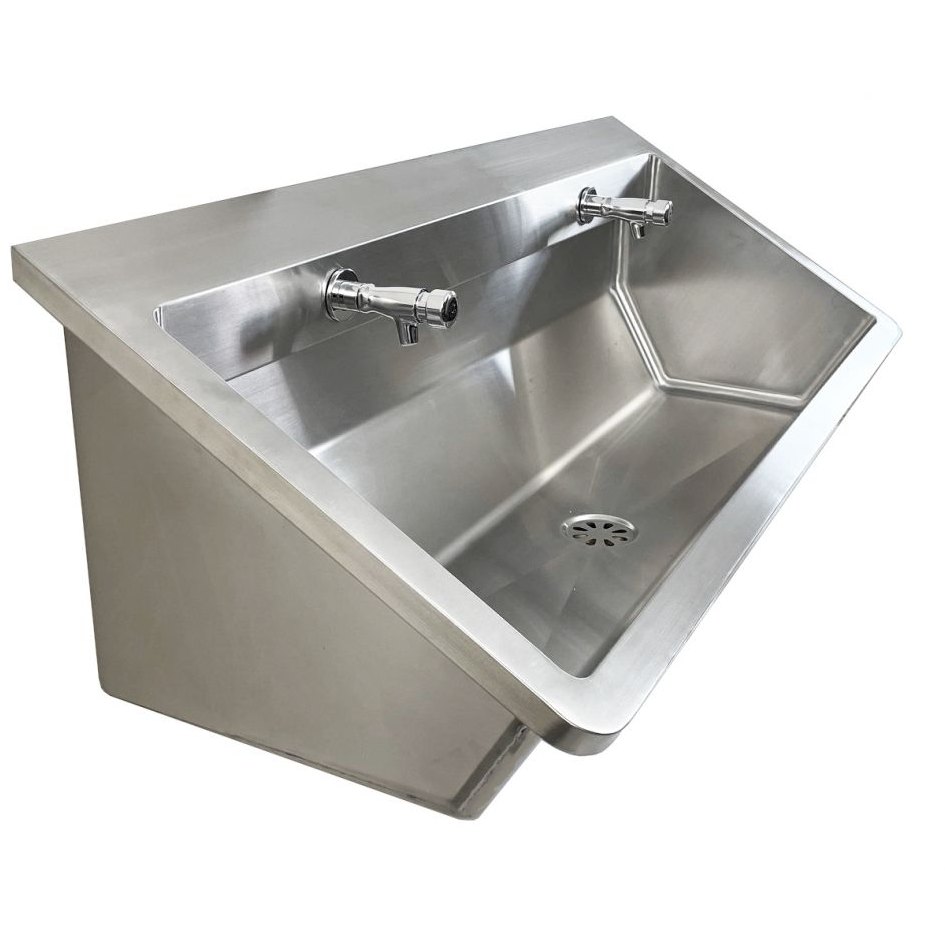 Splashback Style Hand Wash Trough For Bib Taps