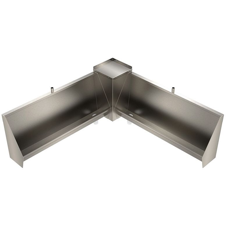 Trough Urinals: Standard & Custom Made In Stainless Steel