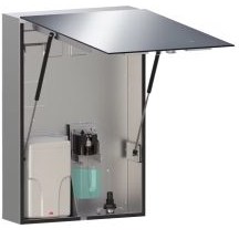 Behind The Mirror Hand Dryer Unit
