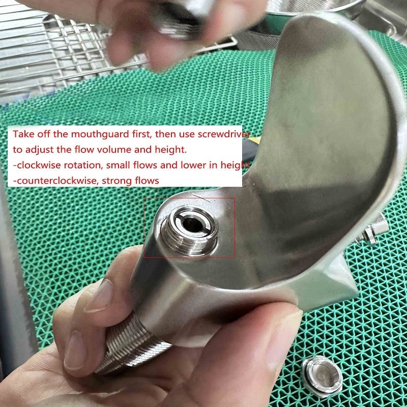 Stainless Steel Lever Drinking Fountain Bubbler Tap