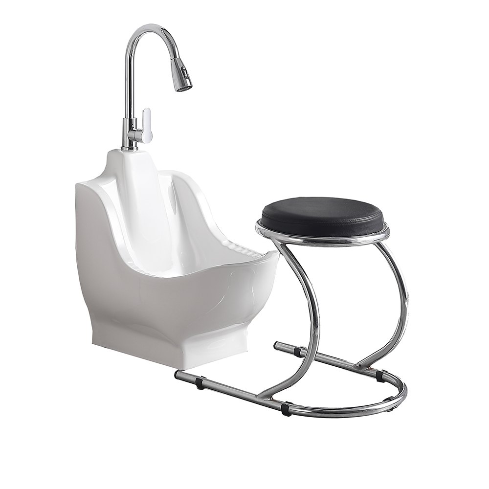 Single Wudu Ablution Station With Separate Stool