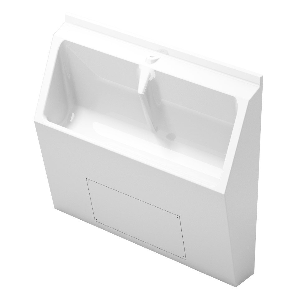 GRP Single Waterless Urinal Stall