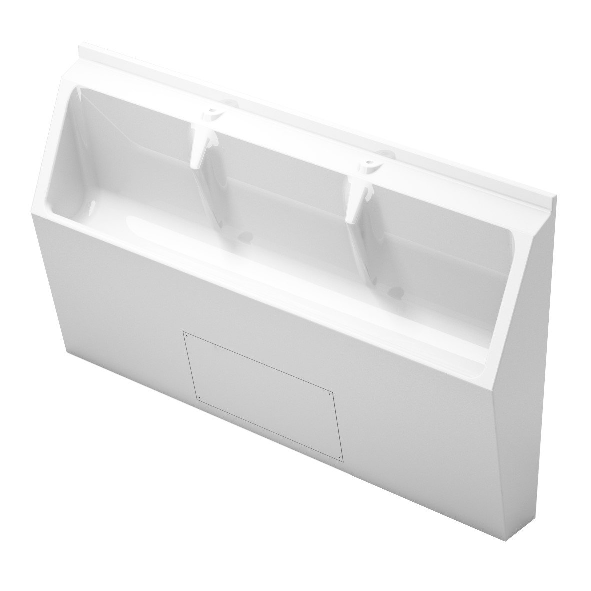 GRP Single Waterless Urinal Stall
