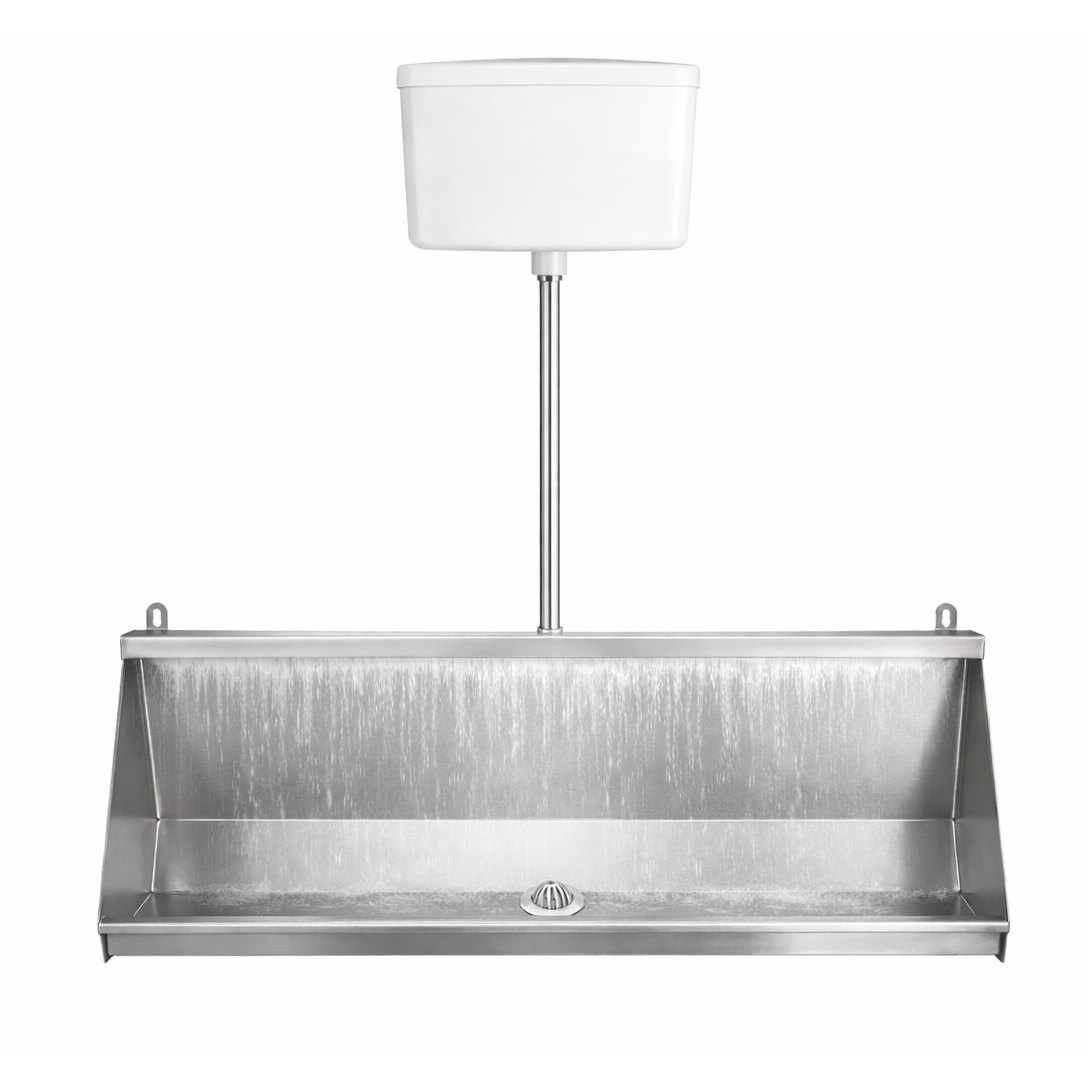 Wide Trough Stainless Steel Urinals - 5 Sizes