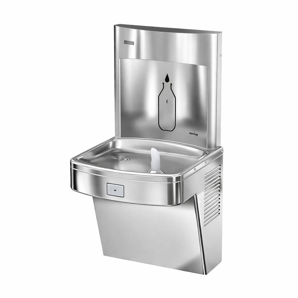 Accessible Wall Hung Water Cooler with Sensor Bottle Filler