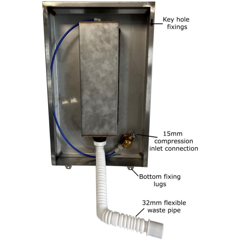 Stainless Steel Recessed Drinking Bottle Filler