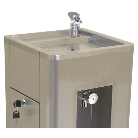 Stainless Steel Drinking Fountain With Bottle Filler