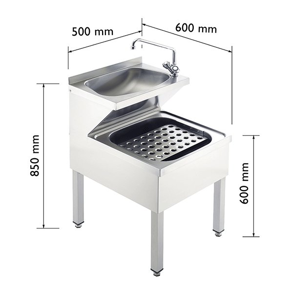 Janitorial Combined Sink Unit | Bucket Filling And Hand Wash