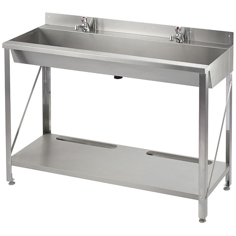 Wash Troughs: Stainless Steel Hand Washing Trough Sinks