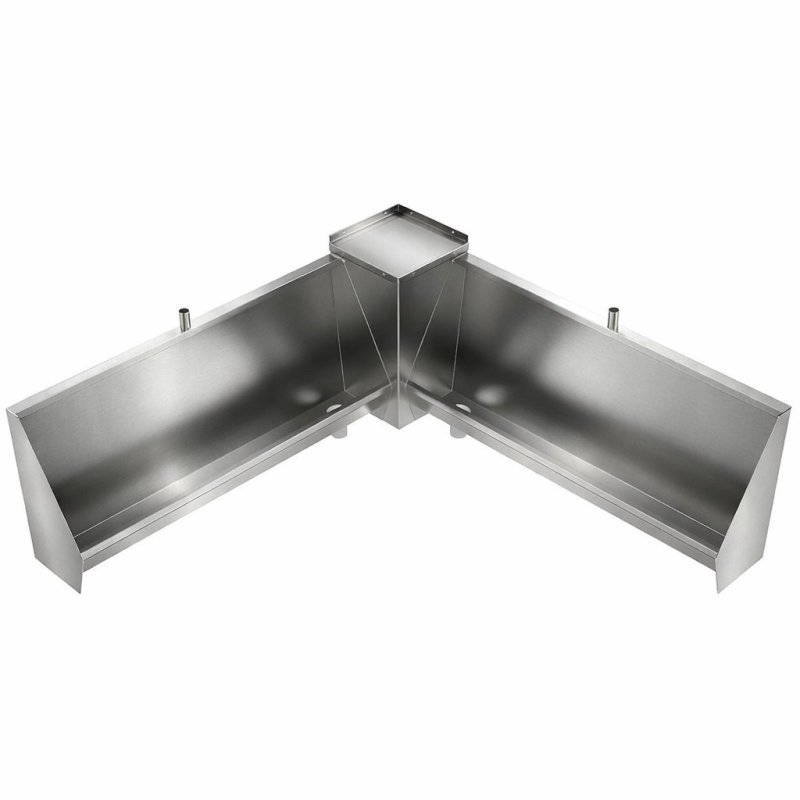 Trough Urinals: Standard & Custom Made In Stainless Steel