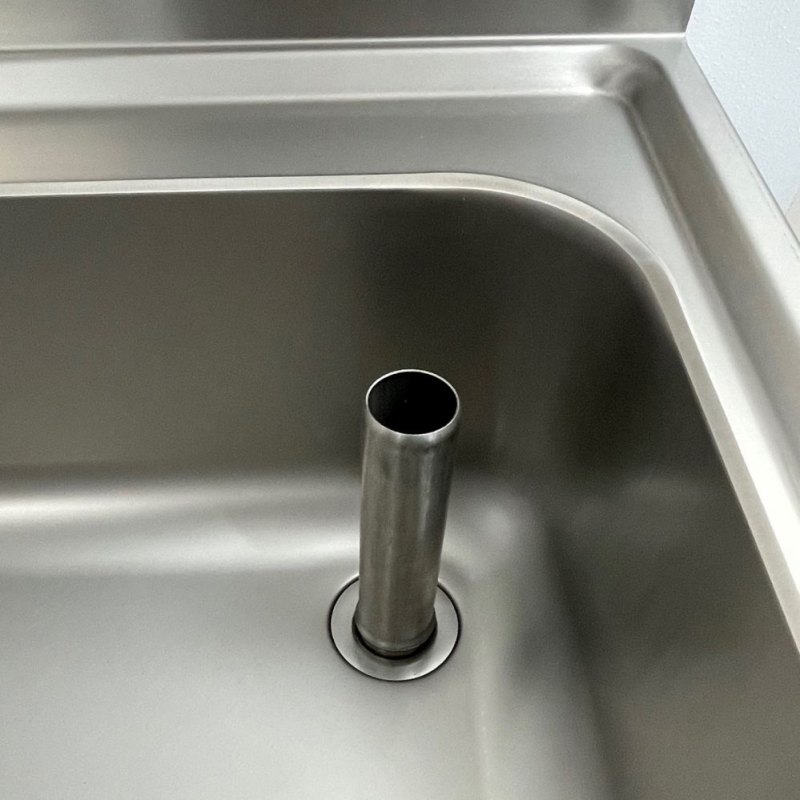 Single Bowl Catering Sink Unit With Stand And Shelf