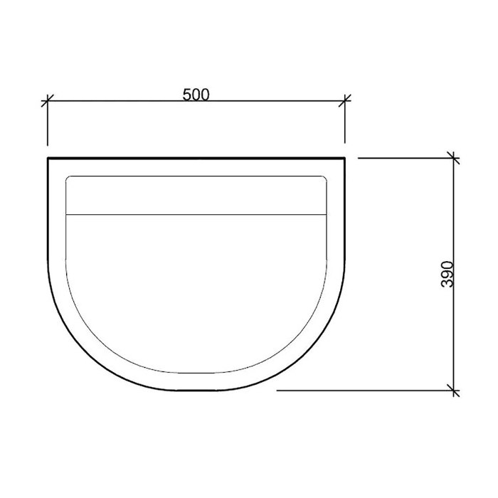 Clinical Wall Hung Basin