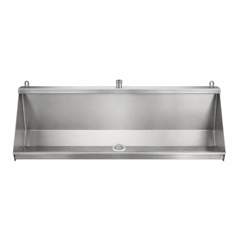 Wide Trough Stainless Steel Urinals - 5 Sizes