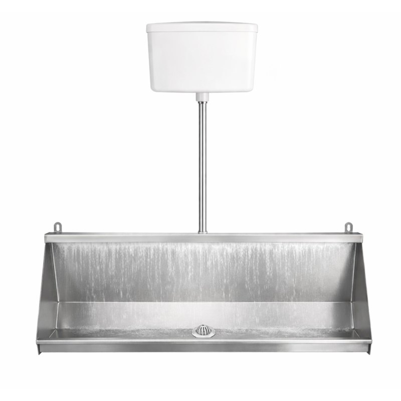 Wide Trough Stainless Steel Urinals - 5 Sizes