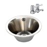 Inset Wash Basins: Stainless Steel Inset Hand Sinks